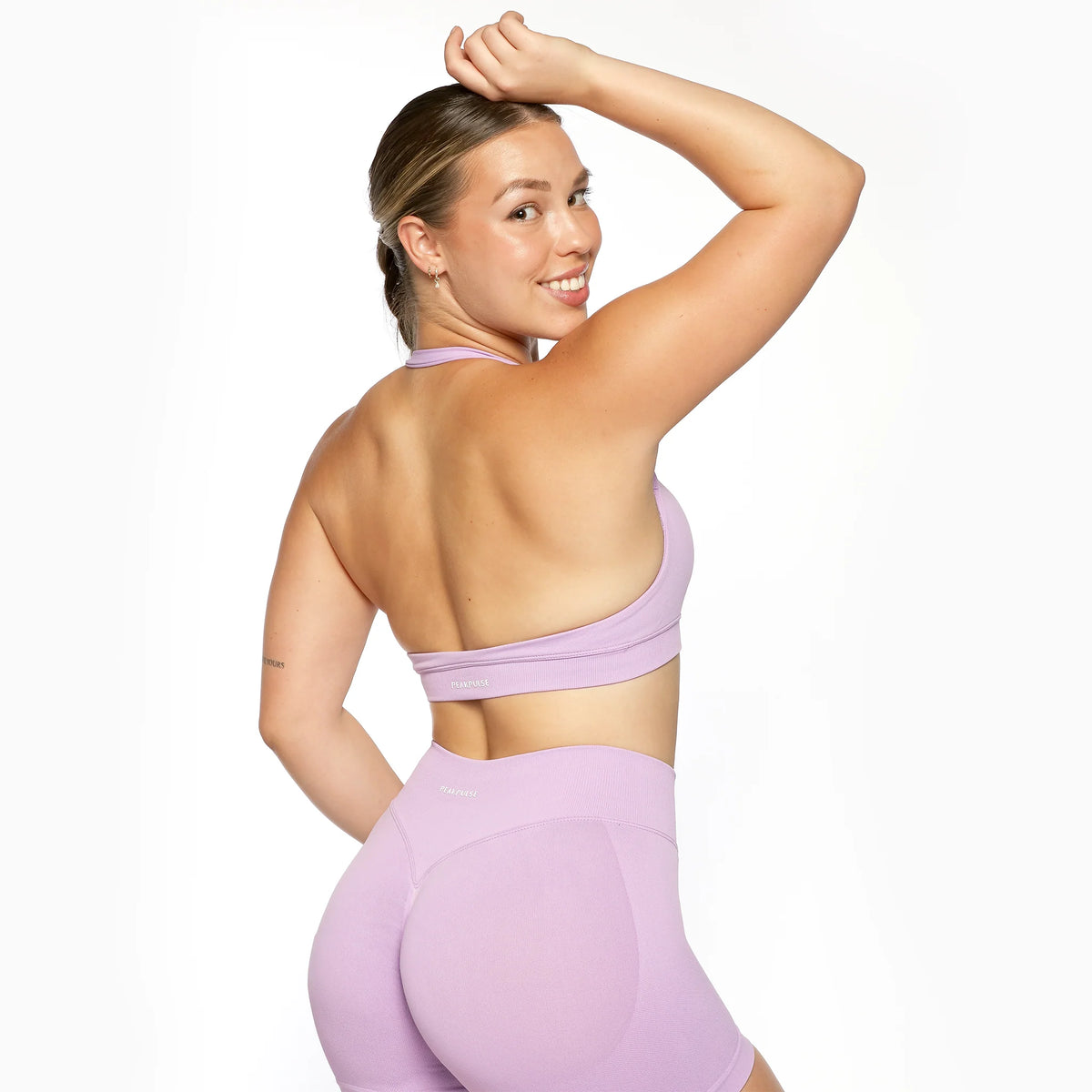 Halter Bra matching bra and leggings Peak pulse Activewears products. – PEAKPULSE ACTIVEWEAR